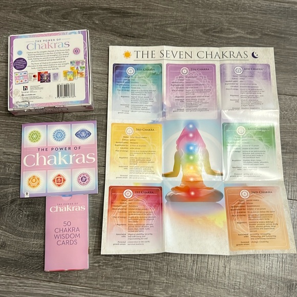 Hinkler Books | Other | The Power Of Chakras Kit 96 Page Book 5 Wisdom ...